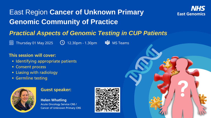 Cancer of Unknown Primary | East Genomics